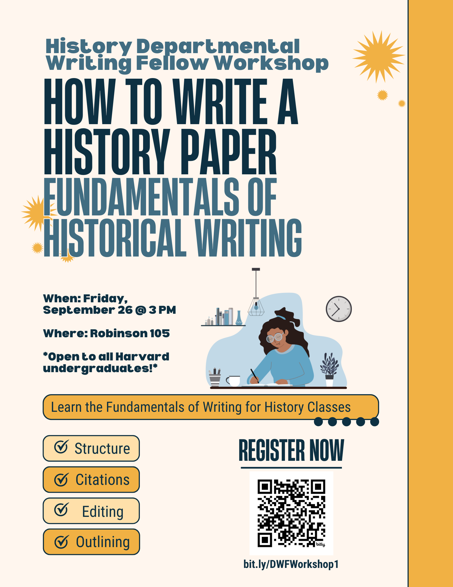Departmental Writing Fellow | Department of History